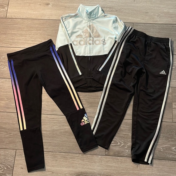 adidas | Matching Sets | Girls Adidas Jogger Set Leggings | Poshmark